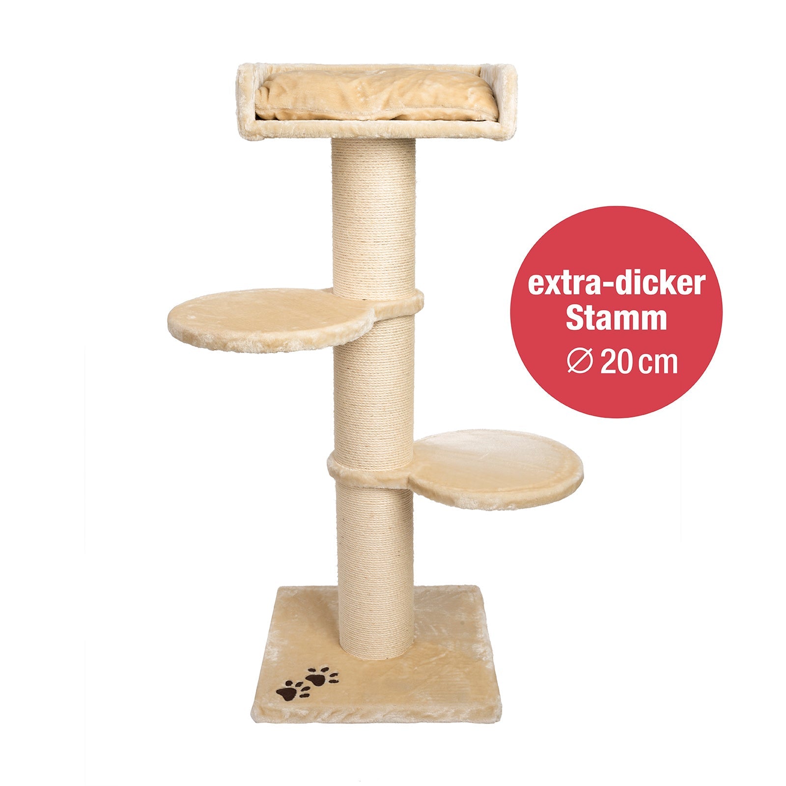 B-Ware: PCT6001, Premium XL Kratzbaum Katzenkratzbaum groß H 155cm, St ...
